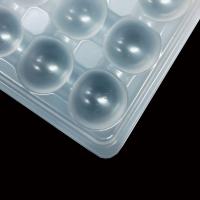 China OEM ODM Natural White PP Blister Tray for Octopus Balls Meatballs Thickness 0.2-2.0mm for sale