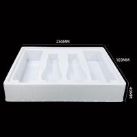 China Skin Care Kit Insert Tray White PS Plastic Packaging Blister Molded Tray for Cosmetics Set for sale