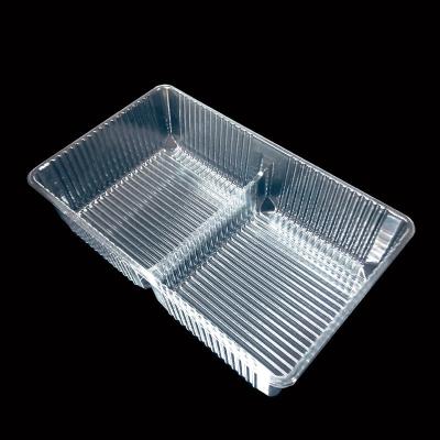 China Custom Disposable Clear Food Grade PET Blister Insert Tray Plastic Boxes For Pastry for sale