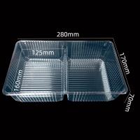 China Custom Disposable Clear Food Grade PET Blister Insert Tray Plastic Boxes For Pastry for sale