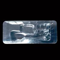 China Customized Clear PET Blister Insert Tray for Chrome Nail Powder Jar Makeup Tools Made for sale