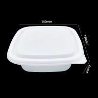 China Customized Microwavable Food Grade Plastic Container for Soup Deli Food Natural White for sale