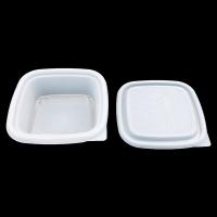 China Customized Microwavable Food Grade Plastic Container for Soup Deli Food Natural White for sale