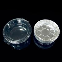 China Custom Order Accepted Clear PET Hinged Plastic Bowl Round Blister Clamshell Packaging for sale