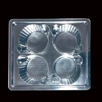 China Food Grade 4 Pack Plastic Boxes for Disposable Cupcakes Muffins PET Plastic Type for sale