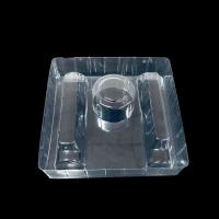 China Customizable Shape Size Cosmetic Packaging Transparent PET Blister Tray for Skin Care Kit for sale