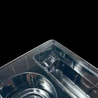 China Customizable Shape Size Cosmetic Packaging Transparent PET Blister Tray for Skin Care Kit for sale