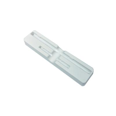 China ISO Certified In-house Design Matte Texture White PS Blister Tray for Eyebrow Pencil for sale