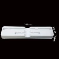 China ISO Certified In-house Design Matte Texture White PS Blister Tray for Eyebrow Pencil for sale