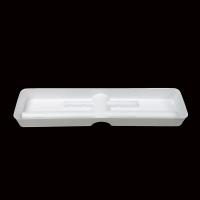 China ISO Certified In-house Design Matte Texture White PS Blister Tray for Eyebrow Pencil for sale