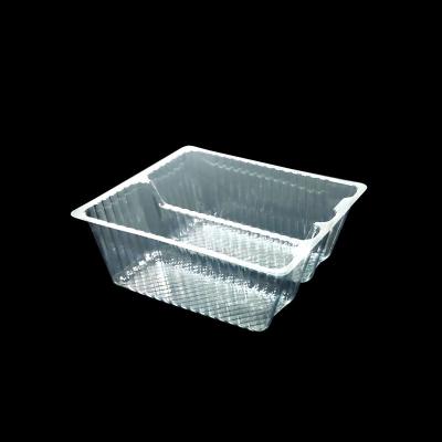 China Food Packaging Customized Clear PET Blister Insert Tray for French Fries Potato Chips for sale