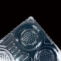 China Custom Order Accepted SH-0263 PET Clear Vacuum Forming Molded Tray for Soft Drink Boba Tea for sale