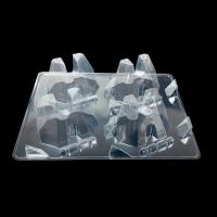 China Transparent PET Turnover Plastic Packaging Blister Tray for Automobile Components Direct for sale