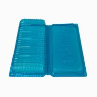 China 36 Years Experience Blue PET Plastic Container Clamshell Blister Packaging for Crabs for sale
