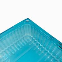 China 36 Years Experience Blue PET Plastic Container Clamshell Blister Packaging for Crabs for sale