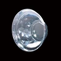 China Clear PET Blister Cup Lid for Coffee Boba Milk Tea Yogurt Customizable Crystal Shape for sale