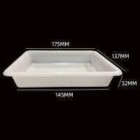 China Nature White PP Blister Tray for Bakery Rice Cake Customizable Microwavable Packaging for sale