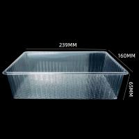 China Clear PET Plastic Boxes Blister Tray for Bread Bakery Muffin Cake Salad Customized for sale