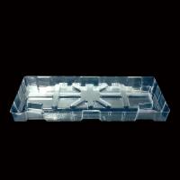 China Blister Packaging Customized Clear PET Molded Plastic Insert Tray for Electronic Parts for sale