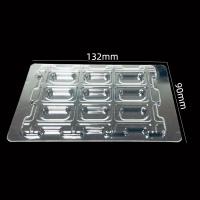 China Clear PET Blister Tray Stackable and Customized for Electronic Components Packaging for sale