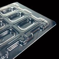 China Clear PET Blister Tray Stackable and Customized for Electronic Components Packaging for sale