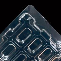 China Clear PET Blister Tray Stackable and Customized for Electronic Components Packaging for sale