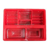 China Matt Lamination PET Food Container Blister Packaging Tray for Cookie Biscuit Cracker for sale