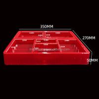 China Matt Lamination PET Food Container Blister Packaging Tray for Cookie Biscuit Cracker for sale