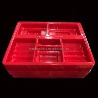 China Matt Lamination PET Food Container Blister Packaging Tray for Cookie Biscuit Cracker for sale