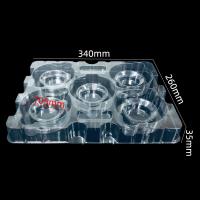 China Customized Stackable Clear PET Molded Tray for Hardware Semiconductor Components for sale