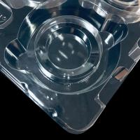 China Customized Stackable Clear PET Molded Tray for Hardware Semiconductor Components for sale