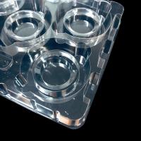 China Customized Stackable Clear PET Molded Tray for Hardware Semiconductor Components for sale