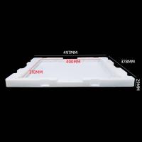China Customizable Shape Size -Made White PS Blister Turnover Tray for Electronic Components for sale