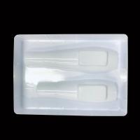 China Custom White PVC Flocking Box MOQ 10000 PCs for Customized Packaging of Skin Care Set for sale