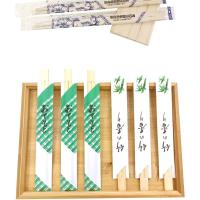 China Disposable Bamboo Chopsticks Customized Twin Chopsticks for Wedding Party Restaurant for sale