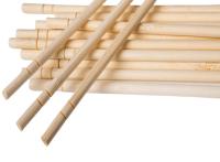 China Eco-friendly Disposable Bamboo Round Chopsticks For Restaurants And Catering for sale
