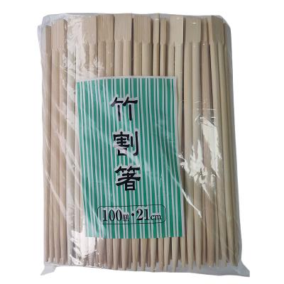 China Eco-Friendly Twin Bamboo Naked Chopsticks  for Environmental Health and Efficiency for sale