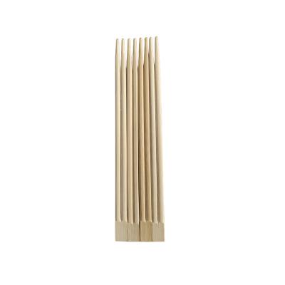 China Smooth Finish 100% Natural Color Disposable Bamboo Chopsticks for Sushi Twin Chopstick Customizable Logo Acceptable for sale