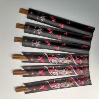 China Carbonized Disposable Bamboo Chopsticks Takeaway Eco Friendly Chopsticks for sale