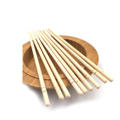 China Modern Style Disposable Natural Bamboo Round Chopsticks with OPP Package in Large Quantity for sale
