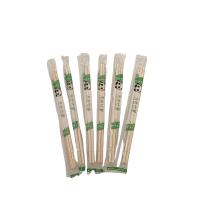 China Disposable Natural Bamboo Chopsticks Custom Wrapping Paper Environmental Friendly for sale