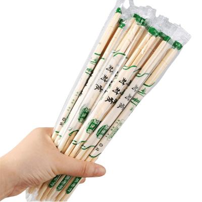 China Convenient and Eco-Friendly Disposable Bamboo Round Chopsticks for Household/Restaurant/Hotel Custom Logo for sale