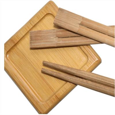 China Custom Carbonized Twin Chopsticks Hygienic And Convenient For Camping for sale