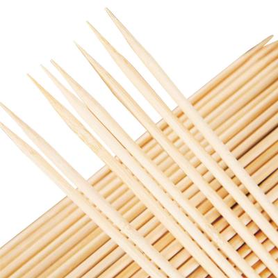 China Easy Cleaning Disposable Bamboo Skewers Natural Colour With Customizable Packaging for sale
