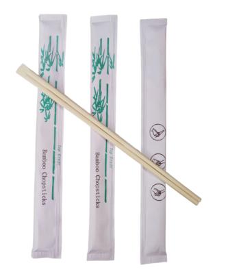 China Wholesale delicate customize bamboo chopstick natural Round/Twin/Tensoge bamboo chopsticks individual paper sleeve for sale