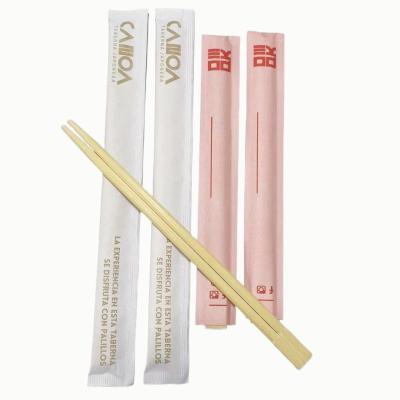 China Chinese Chopstick Disposable Cutlery Bamboo Wood Chopstick Custom Disposable Bamboo Chopsticks Bamboo Twin Chopsticks for sale