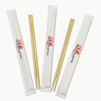 China Wholesale Chopsticks Custom logo Branded Sushi Sleeves Semi Paper Cover Sleeve for Bamboo Chopsticks Custom logo Chopstick Restaurants & Hotels& Camping for sale