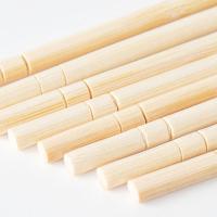 China Natural  5.0mm 5.5mm 6.0mm round disposable bamboo chopsticks  Chopsticks Biodegradable Disposable Chopsticks for Sushi Restaurant Camping Chinese Chopsticks Wholesale for sale