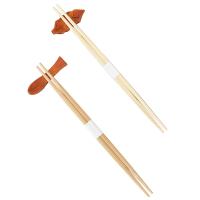 China Eco-Friendly 24 cm Length A+ Grade Quality Rikyu Bamboo Chopsticks with Custom Logo for sale
