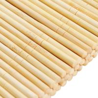 China Natural Insect-Resistant Sanitary Round Bamboo Chopsticks with Polishing for Household and Restaurant Use for sale